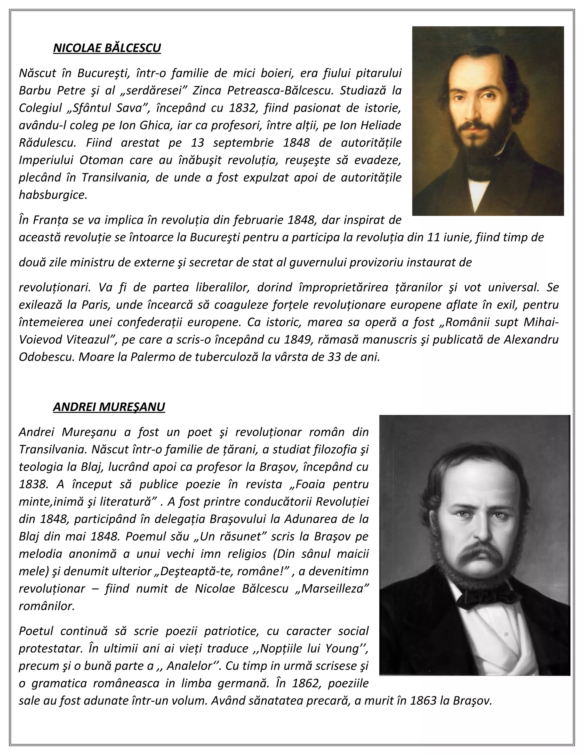 Rolul literaturii in perioada Pasoptista | DOC