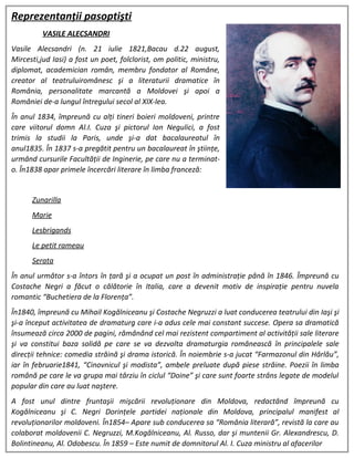 Rolul literaturii in perioada Pasoptista | DOC