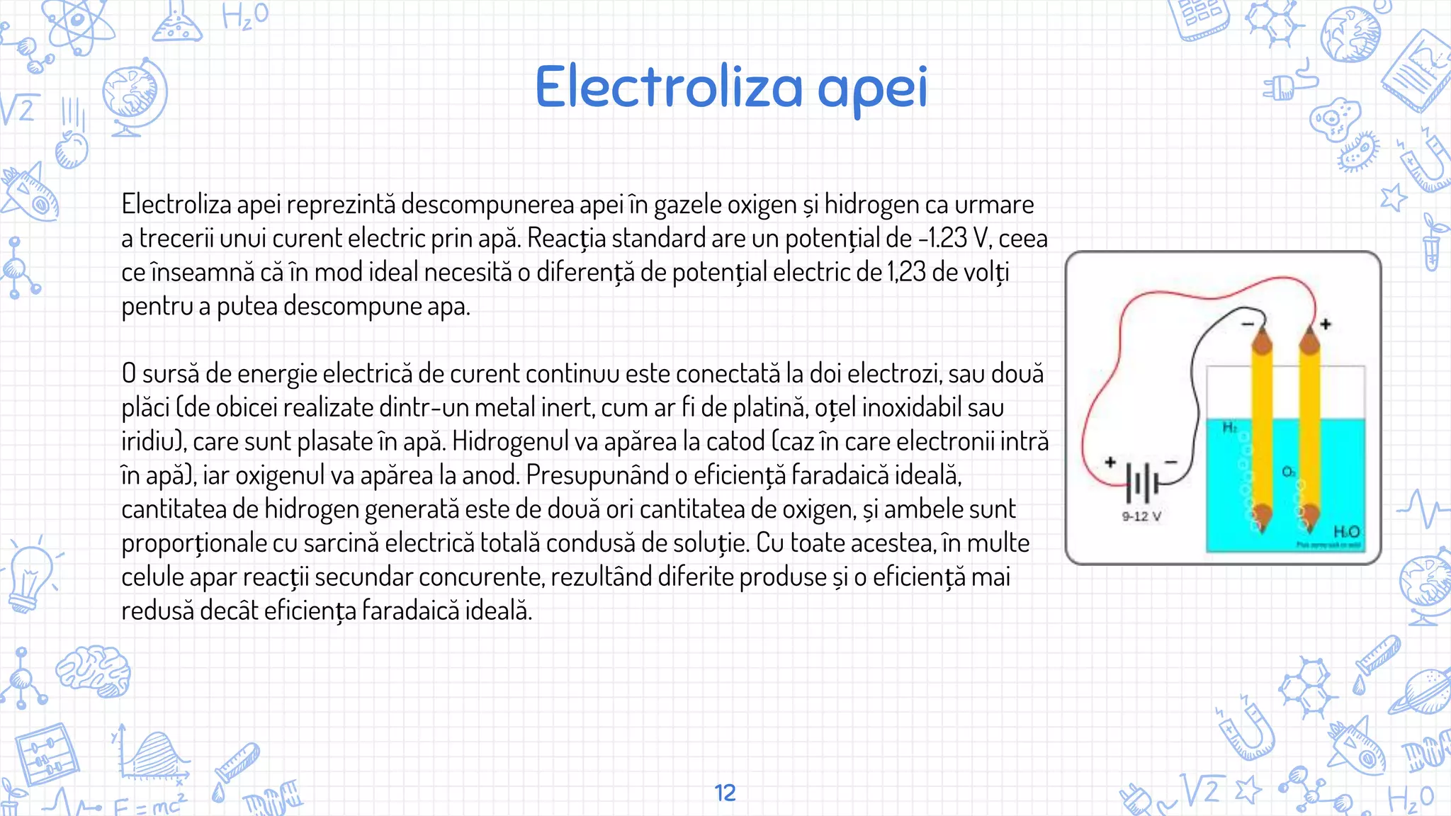 Studiu comparativ Electroliza - Element galvanic | PPTX
