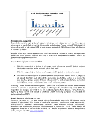 Studiu samsung ce forme de comunicare prefera europenii | DOCX