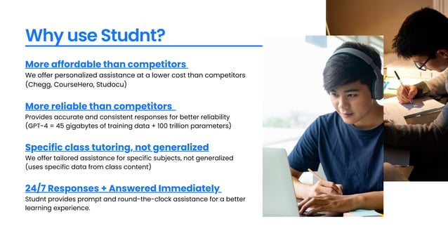 Studnt Pitch Deck | PPT