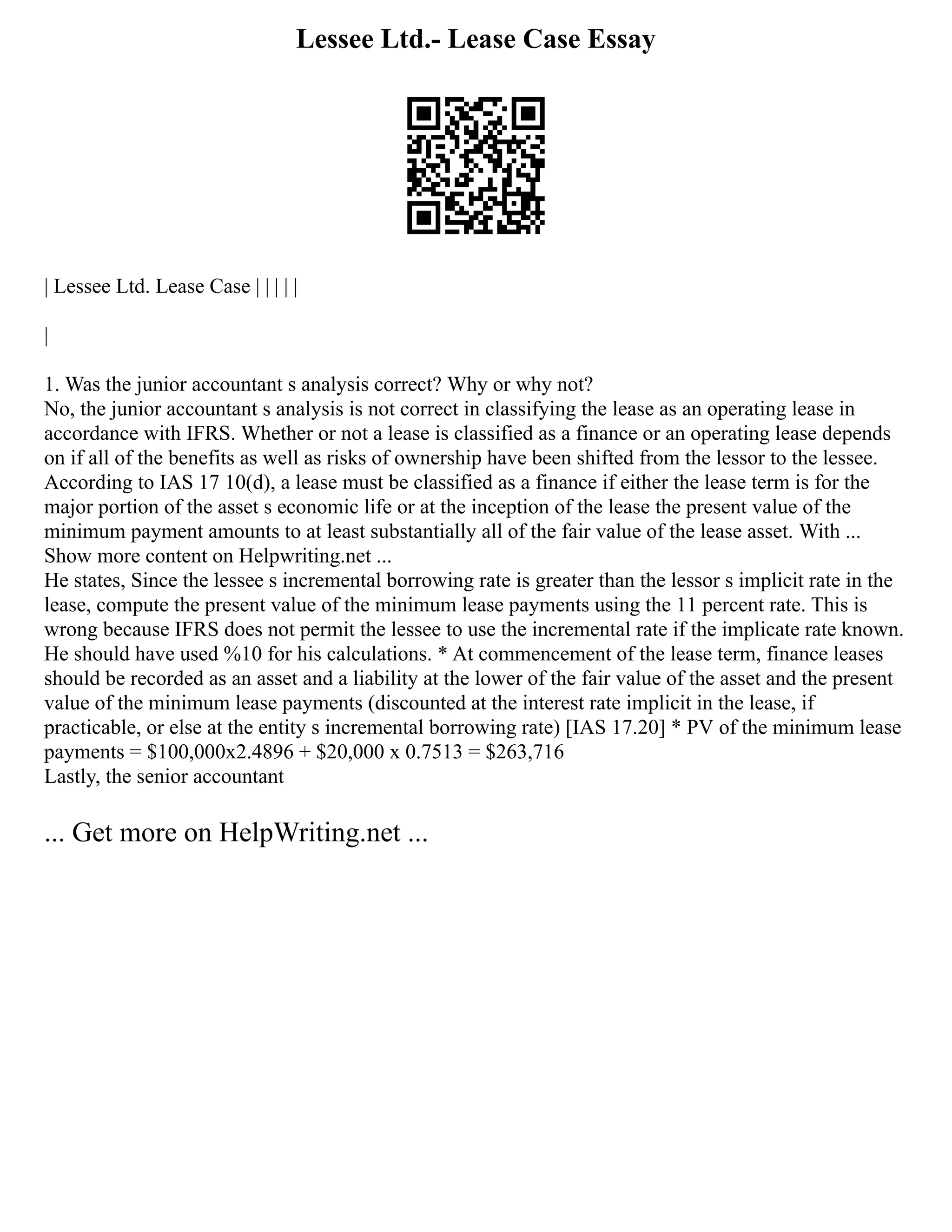 Studocu - Example Of English Essay For English | PDF