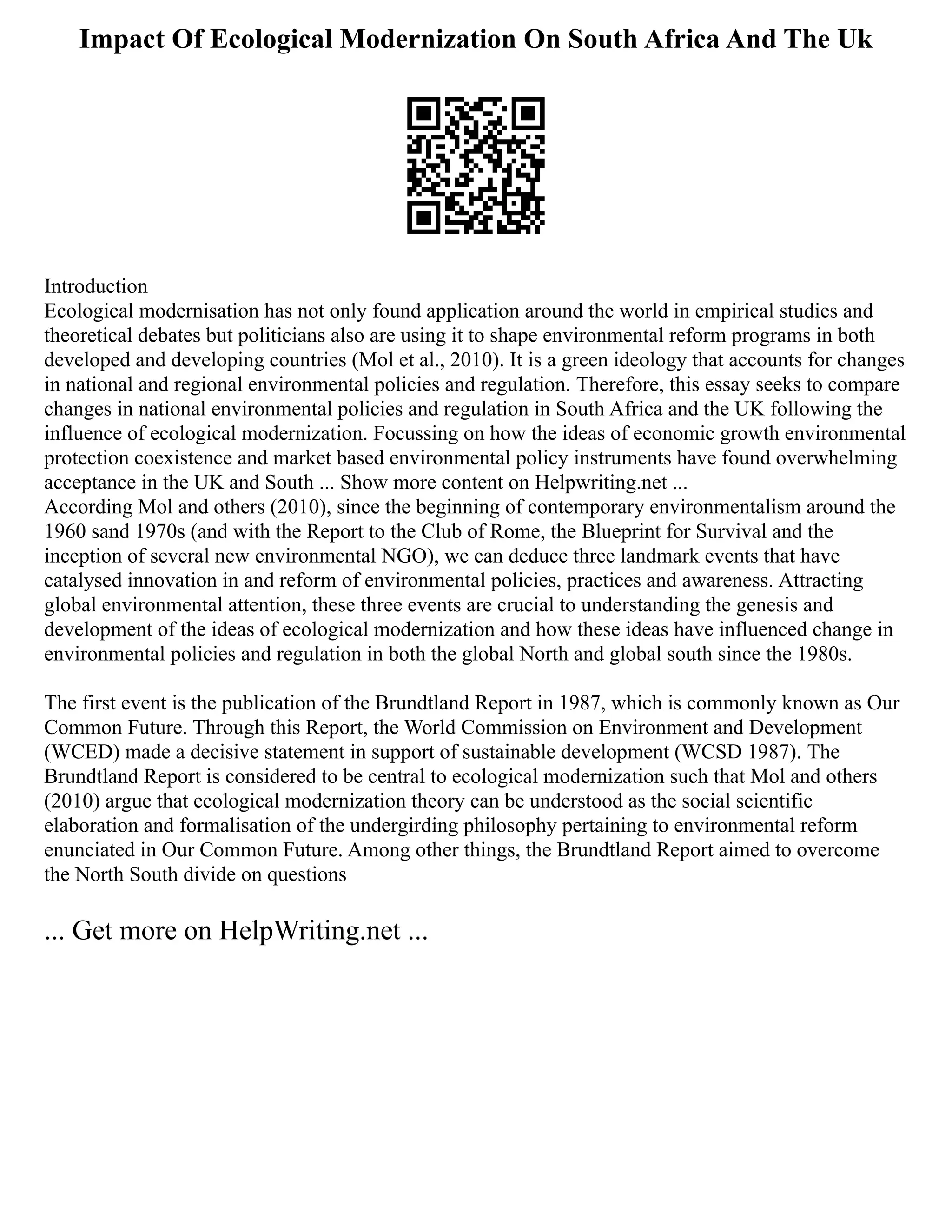 Studocu - Example Of English Essay For English | PDF