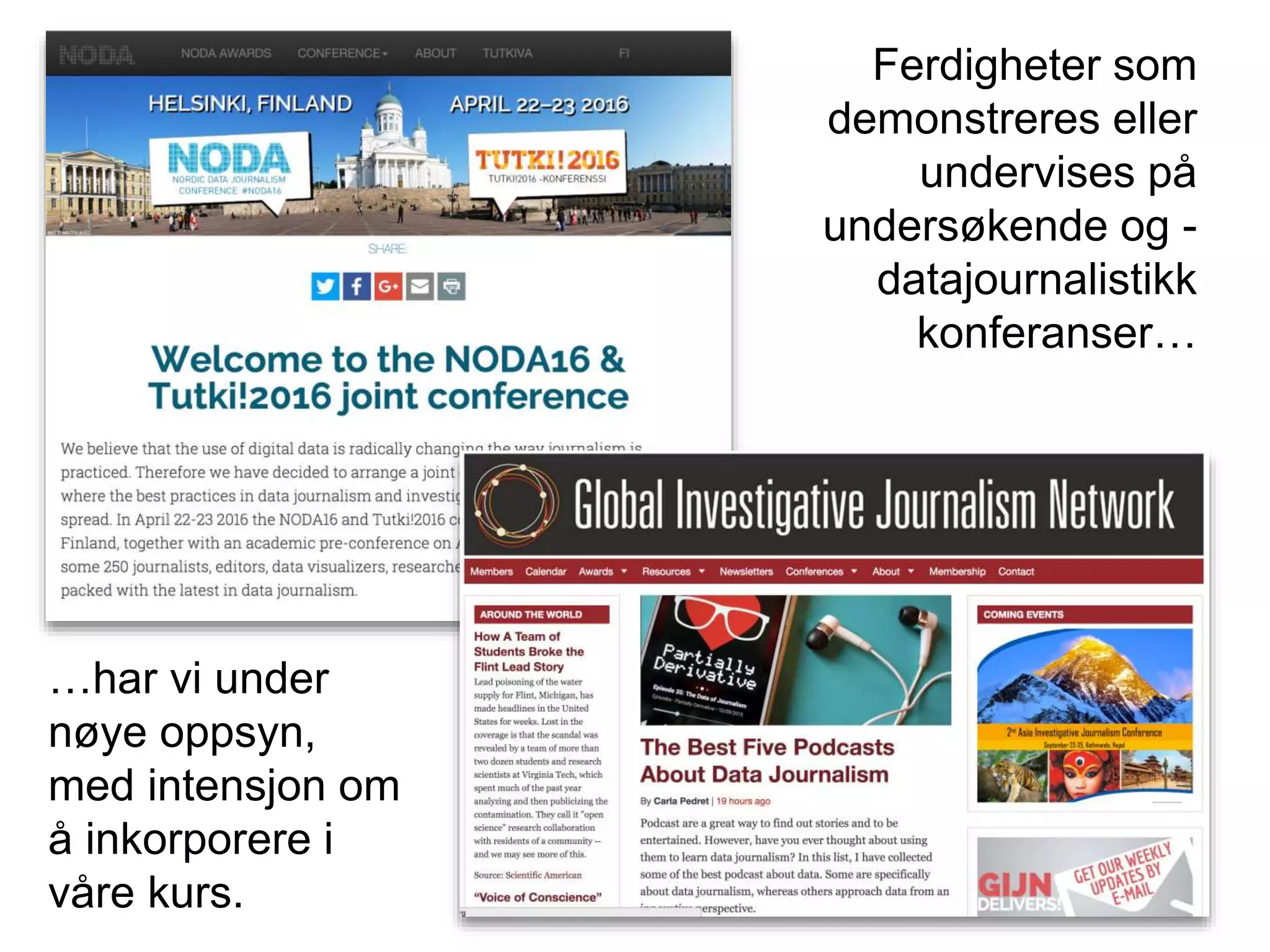 Studvest datajournalistikk | PPTX | Databases | Computer Software and Applications