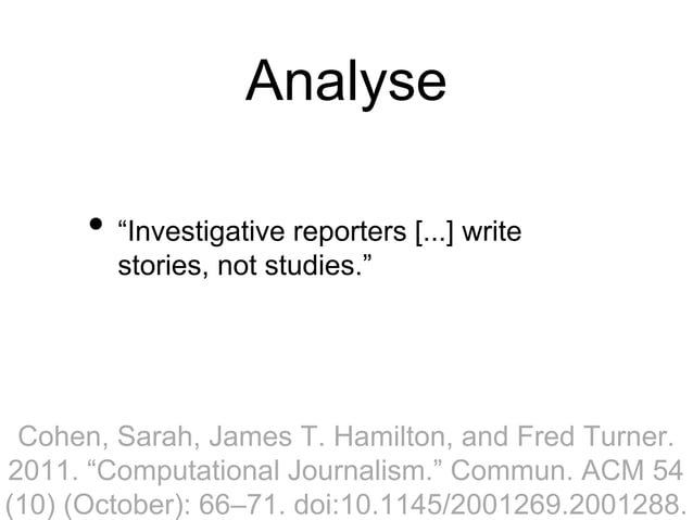 Studvest datajournalistikk | PPTX | Databases | Computer Software and Applications