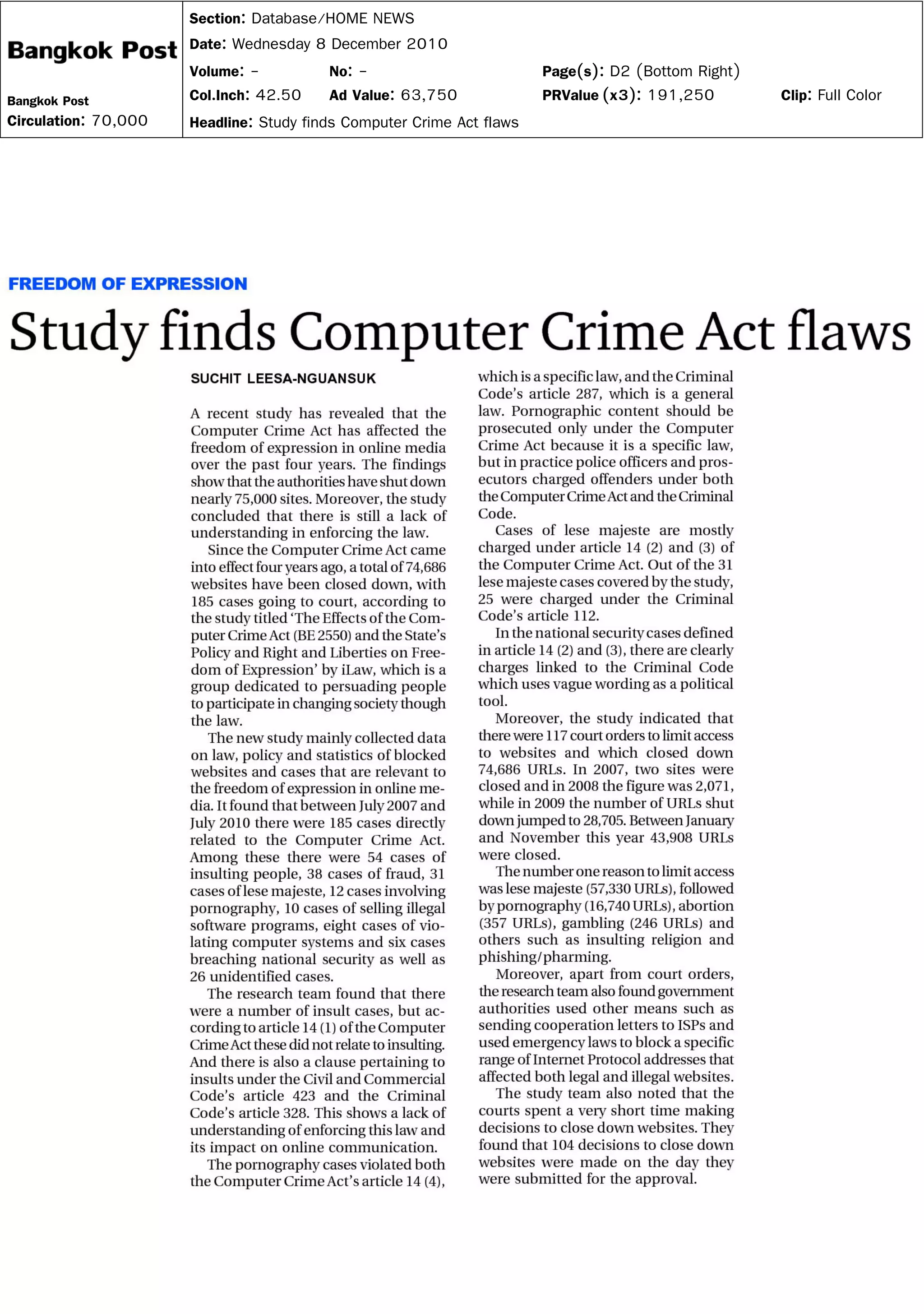 Study Finds Computer Crime Act Faws | PDF