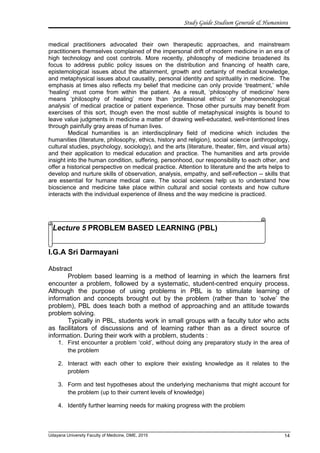 Study guide-studium-generale-semester-i-1-7-september-2015 | DOC