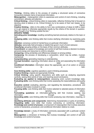 Study guide-studium-generale-semester-i-1-7-september-2015 | DOC