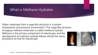 Breakthrough with extraction of natural gas from Methane Hydrates | PPT