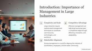 Study-of-Management-Principles-Applied-to-a-Large-Scale-Industry.pptx