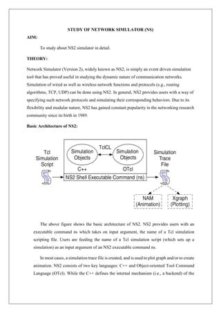 study-of-network-simulator.pdf | Programming Languages | Computing