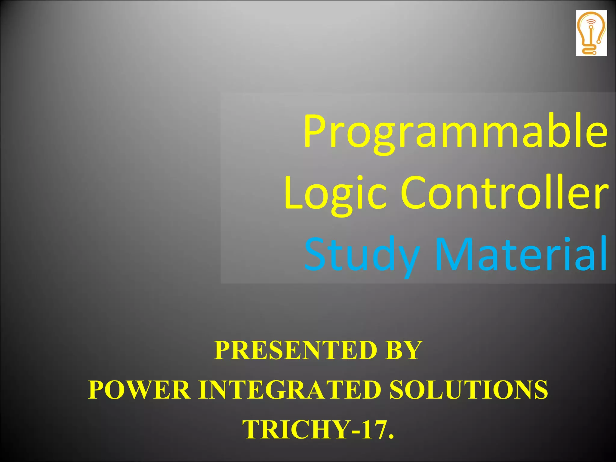Introduction to PLC | PPT