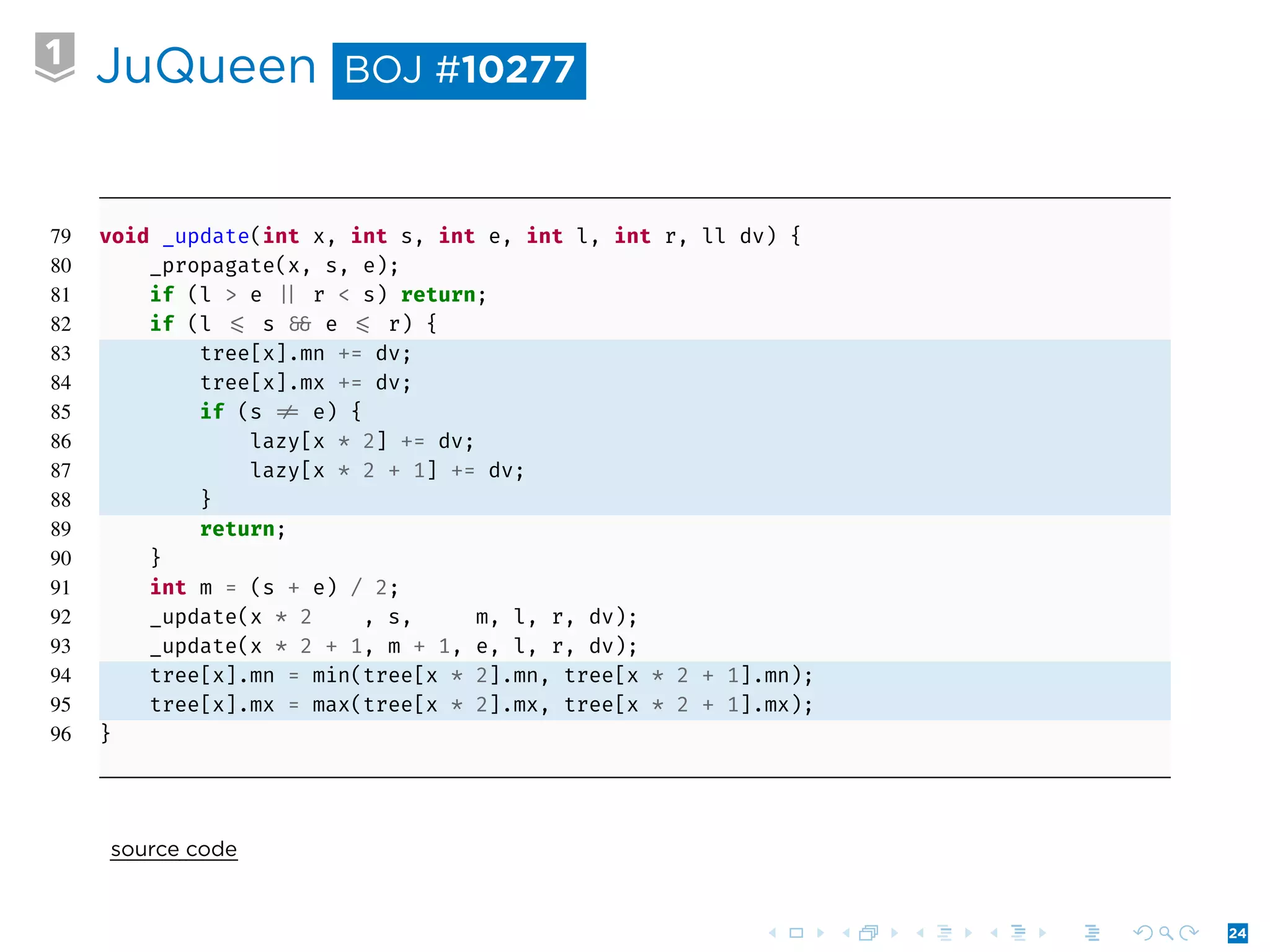 Lazy Propagation On Segment Trees Sogang Icpc Team 2019 Ppt