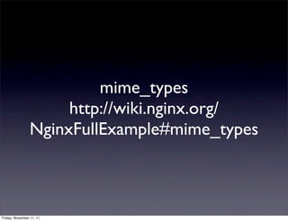 fastcgi_conf and mime_types | PPT