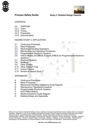 Study 3: Detailed Design Hazards | PDF