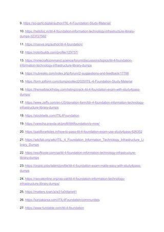 STUDY4PASS Guides You Through ITIL-4-Foundation Study Topics | PDF