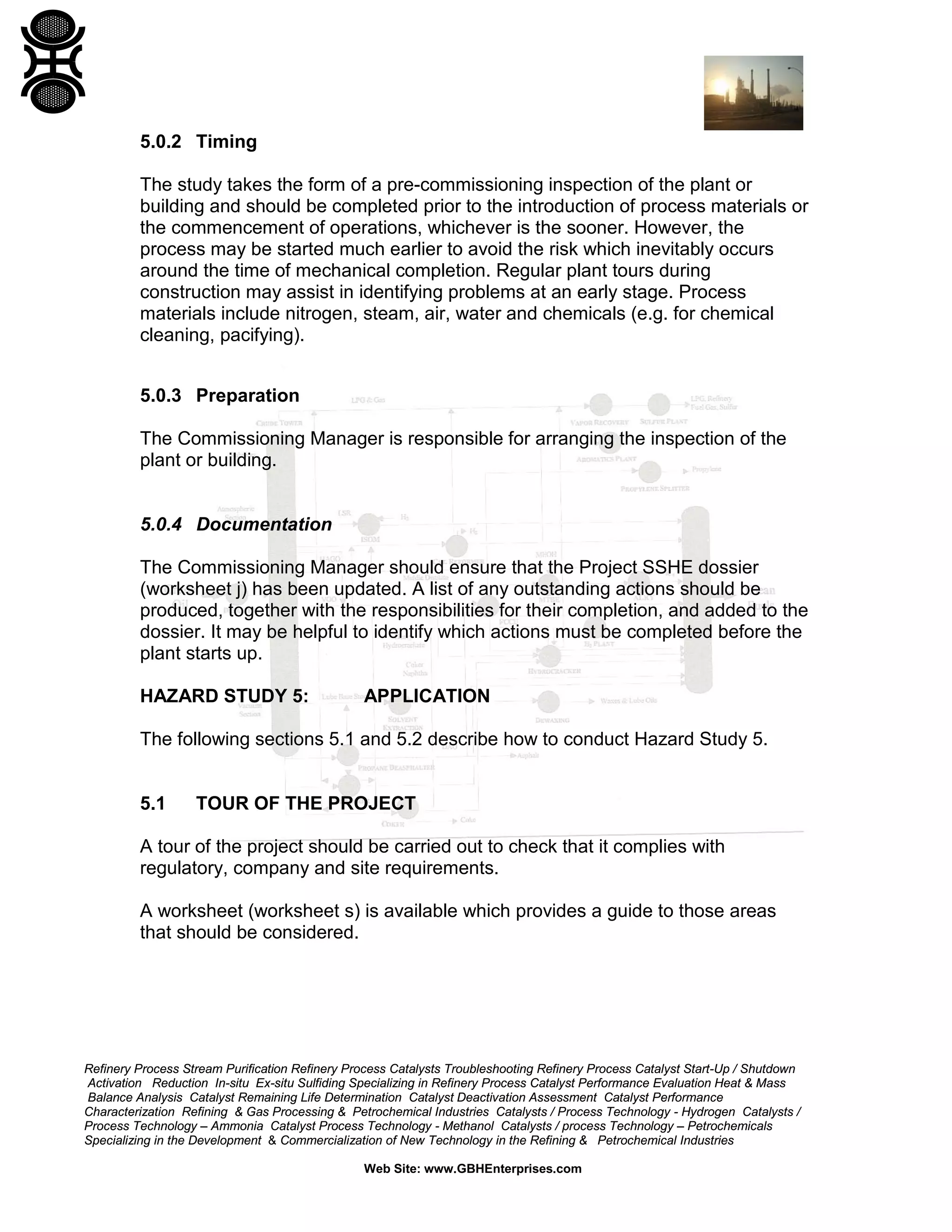Study 5: Pre-commissioning Safety Review | PDF
