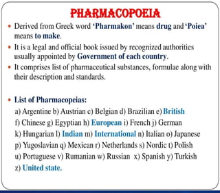 Study about Pharmacoepia (IP, BP, USP) .pptx