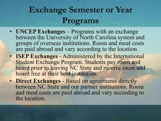 Study Abroad | PPTX | College Planning | College Education