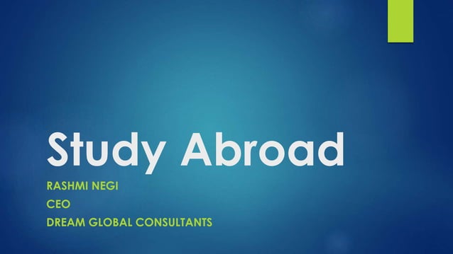 Study Abroad. | PPT