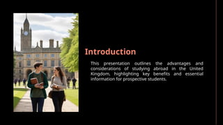 Study Abroad ppt for overseas educatonal consulatnsrs | PPT
