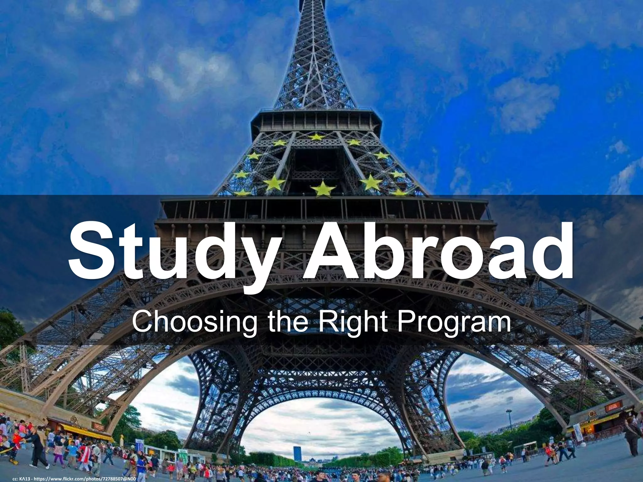Benefits of Studying Abroad | PPTX