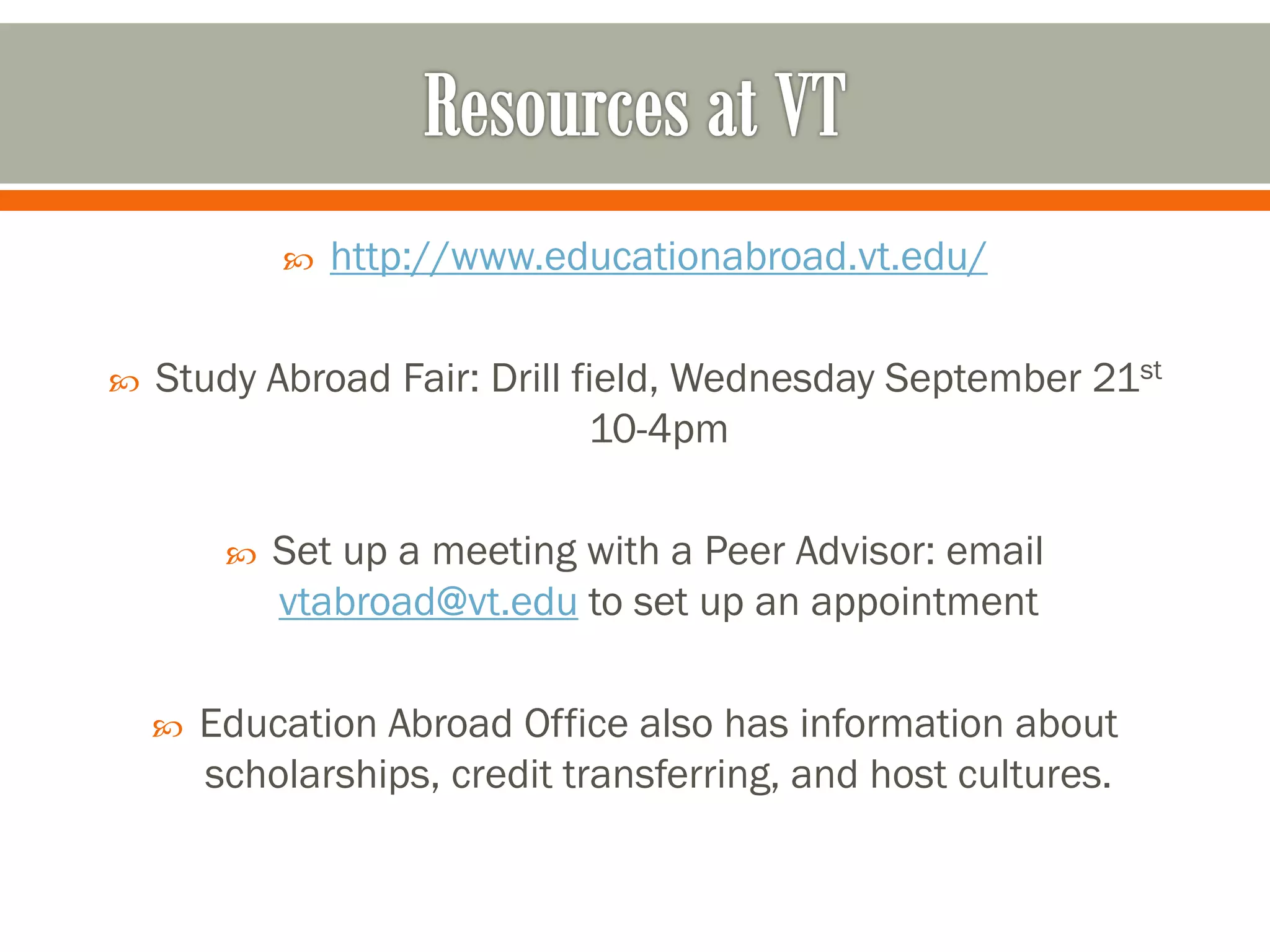 Study abroad 101 | PPT