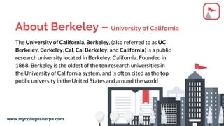 Study Abroad at University of California, Berkeley, Admission ...