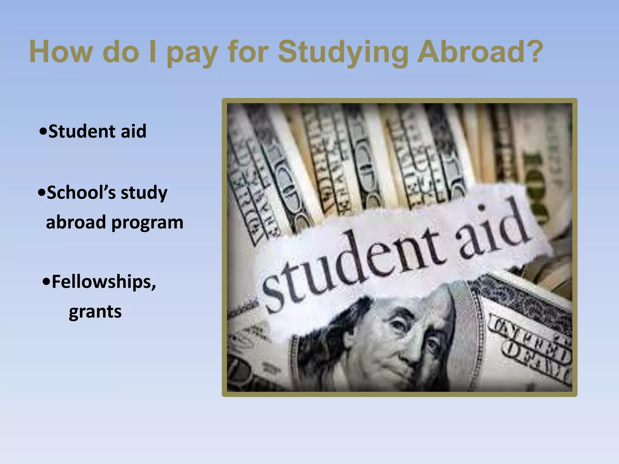 Study Abroad Presentation | PPTX