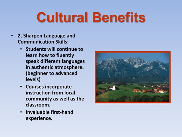 Study Abroad Presentation | PPTX