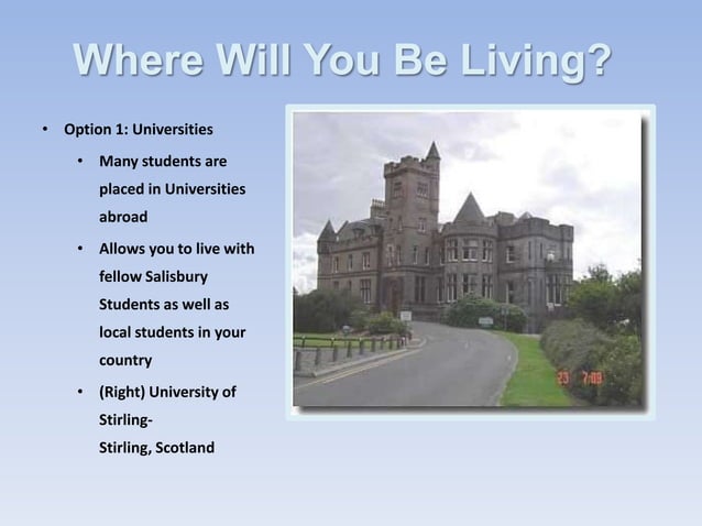 Study Abroad Presentation | PPTX