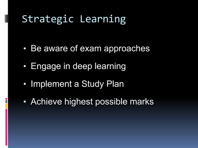 Study action plan | PPT