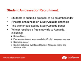 Study Adelaide - An Introduction | PPT