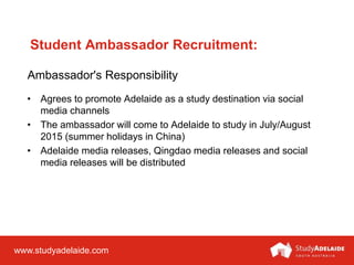 Study Adelaide - An Introduction | PPT