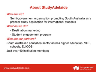 Study Adelaide - An Introduction | PPTX