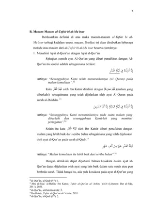 TAFSIR BI AL-MA'TSUR DAN TAFSIR BI AL-RA'YI | PDF
