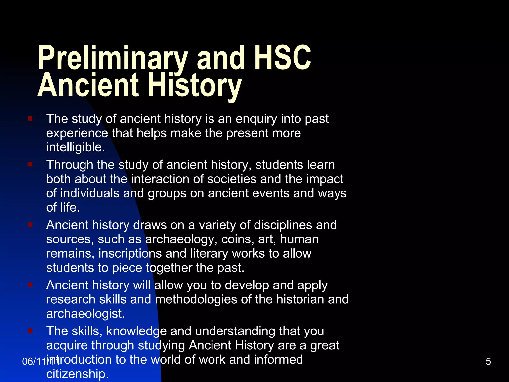 Study ancient history! | PPT