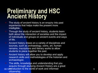 Study ancient history! | PPT