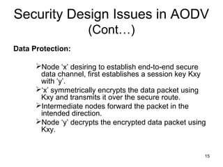 Study and analysis vurnerability of aodv protocol | PPT | Computer Networking | Computing