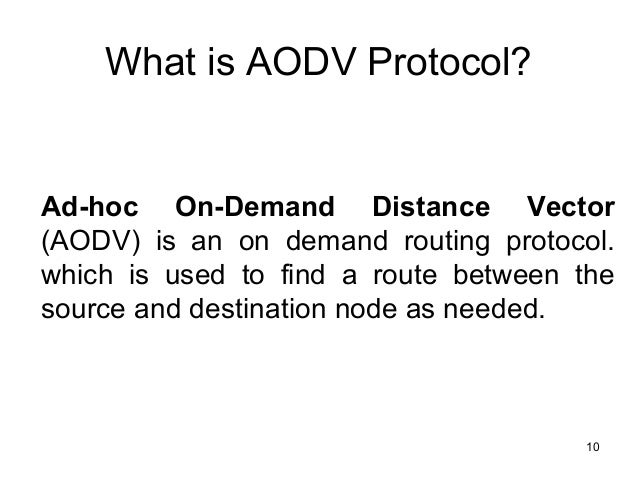 Study and analysis vurnerability of aodv protocol