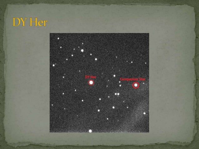 Study and Compare the Light Curve of 5 different Variable Stars | PPTX ...