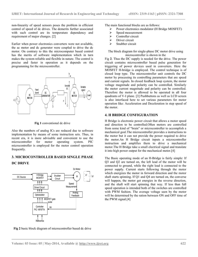 Study and implementation of dc drive using pic16 f877a microcontroller | PDF | Radio Control ...