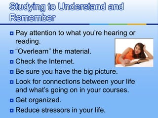Study and Memory Skills | PPTX