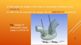 Study and performance analysis of combustion chamber using | PPT