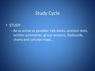 STUDY STRATEGIES & TIME MANAGEMENT Katherine LeRoy | PPT