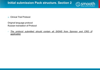 Clinical study approval process in the Russian Federation | PDF