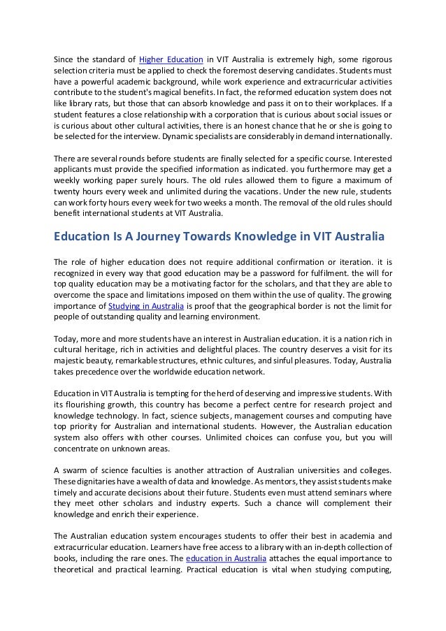 VIT Australia | PDF | Australia and Oceania Travel | Travel Locations