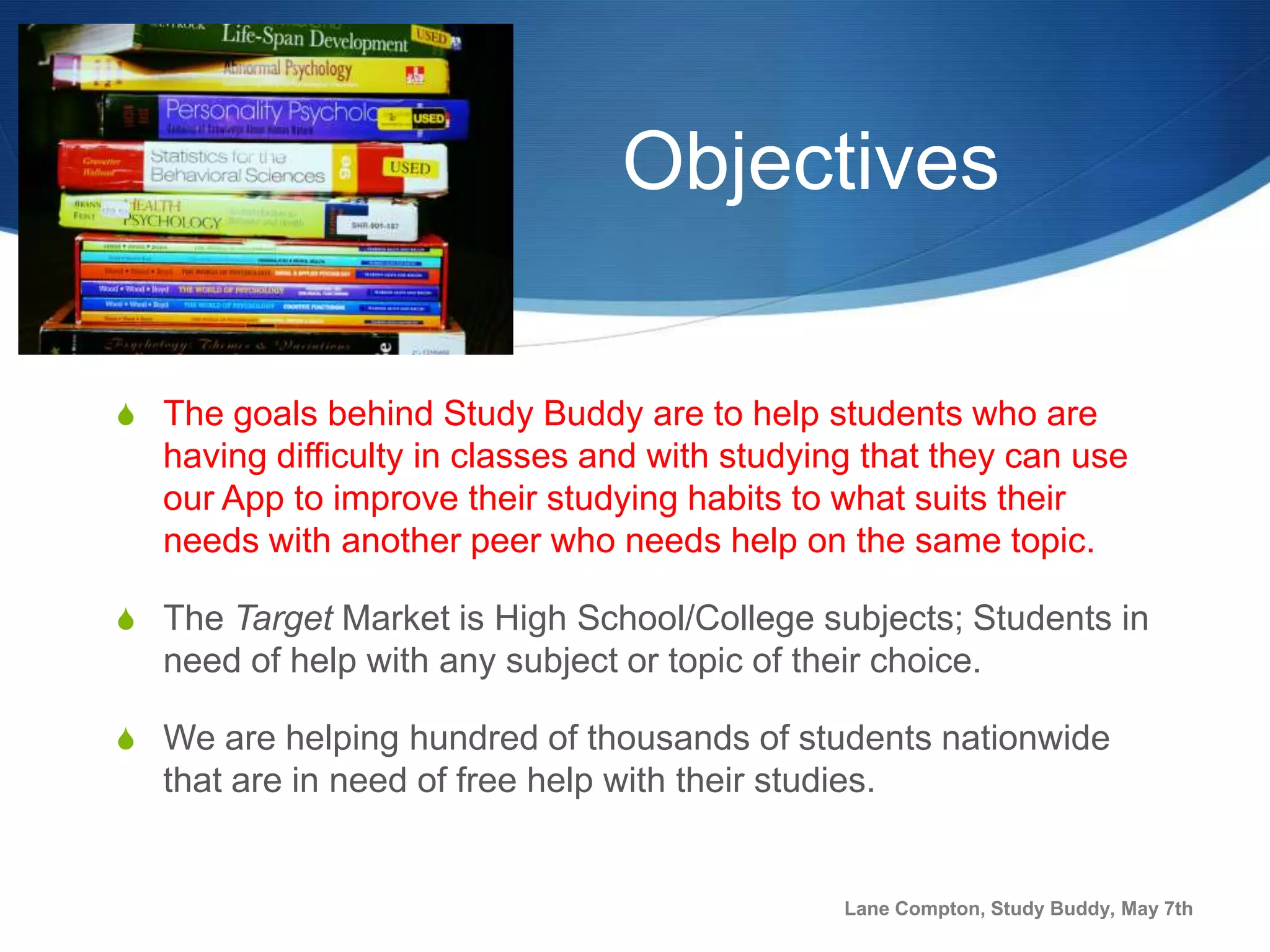 Study Buddy App Idea | PPTX