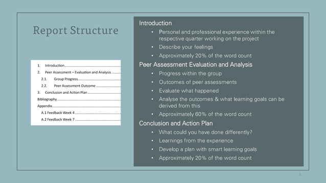 How to write self reflection after finishing a project | PPT