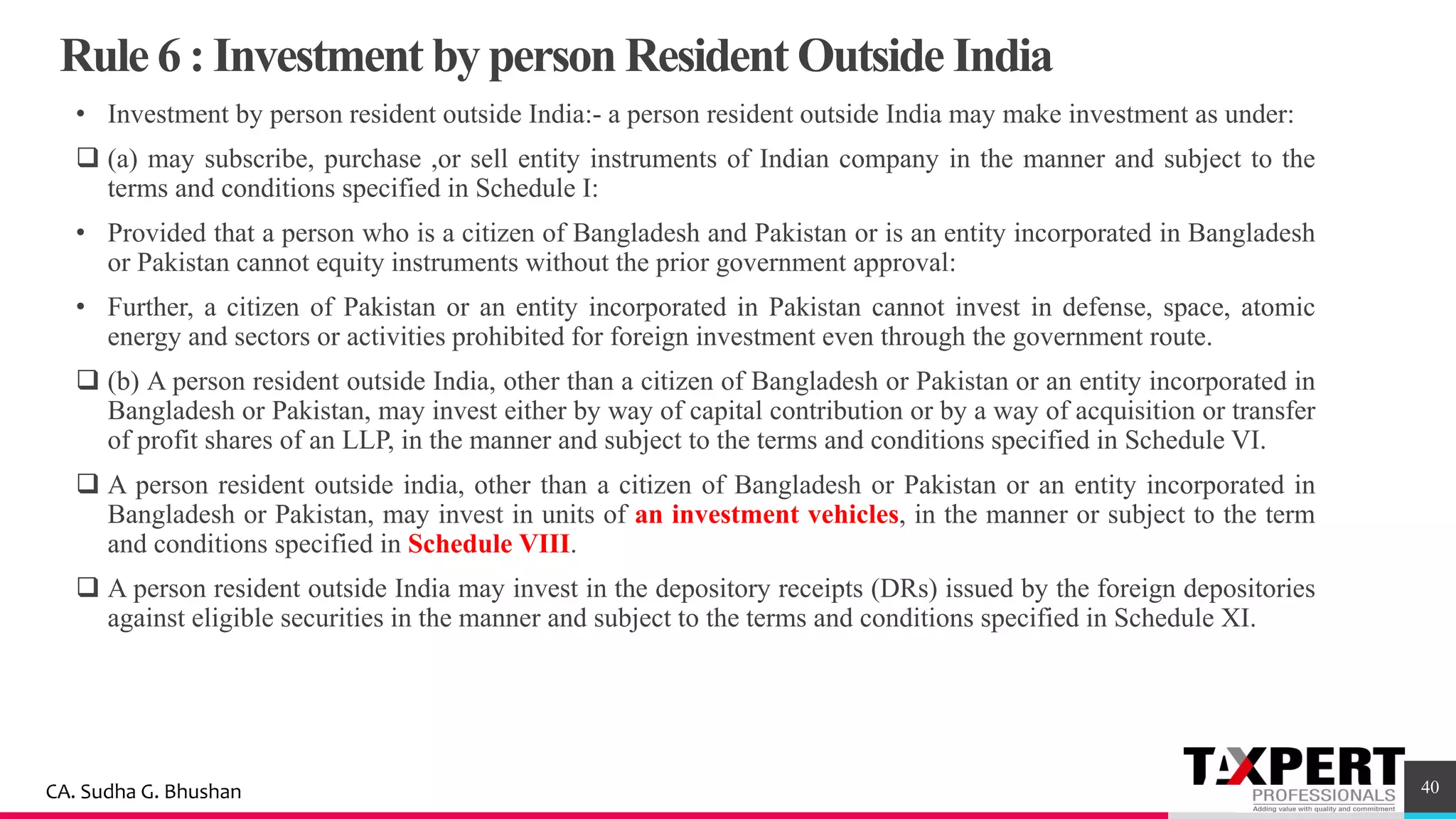 FDI in India - Ways and procedures | PPT